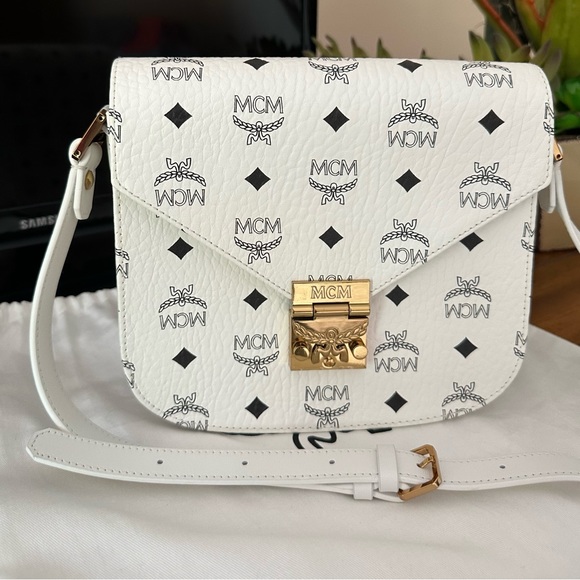 MCM | Bags | Mcm Patricia Small Visetos Bag | Poshmark